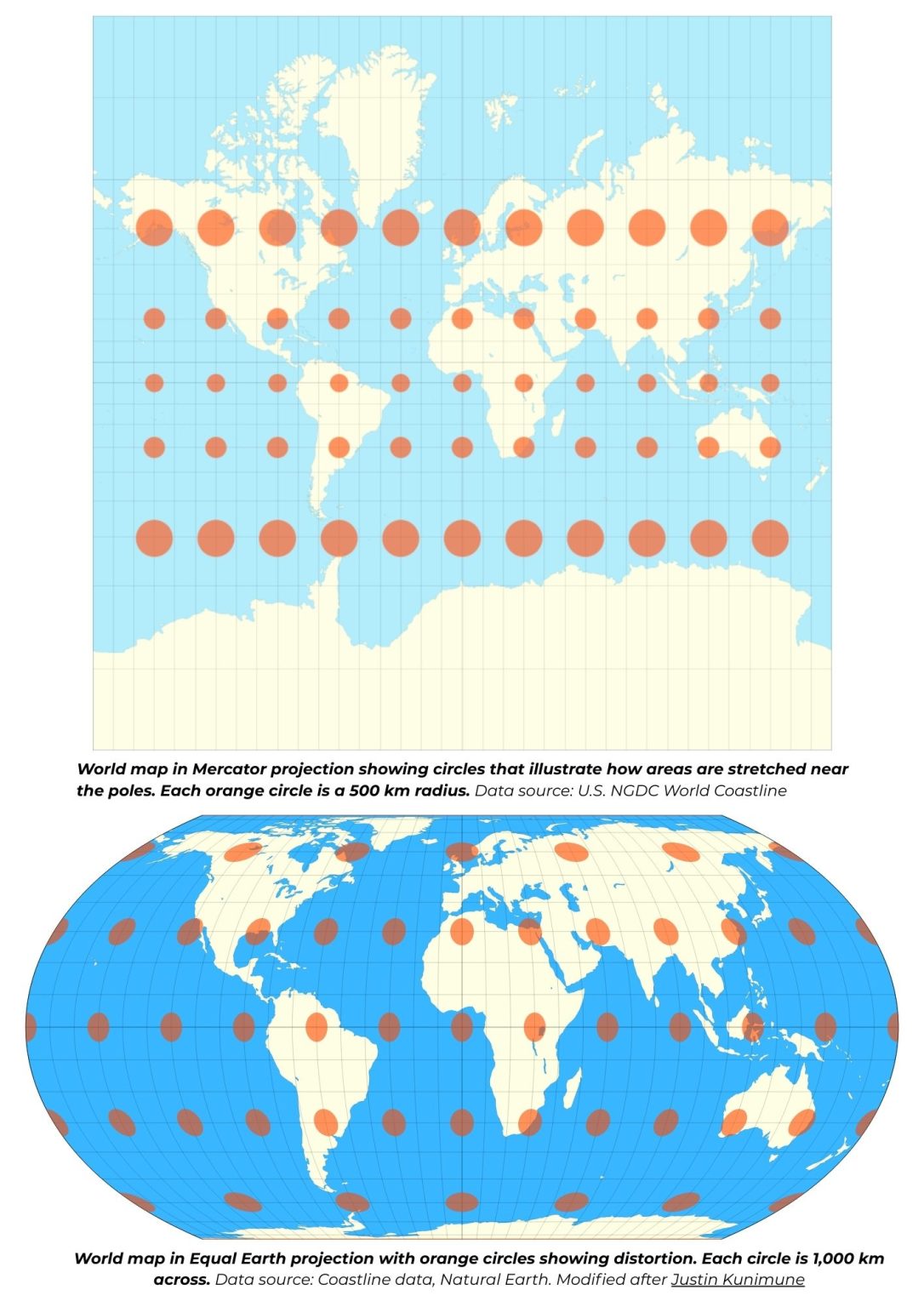 Replacing Mercator with Equal-Earth: 456 years of cartographic ...