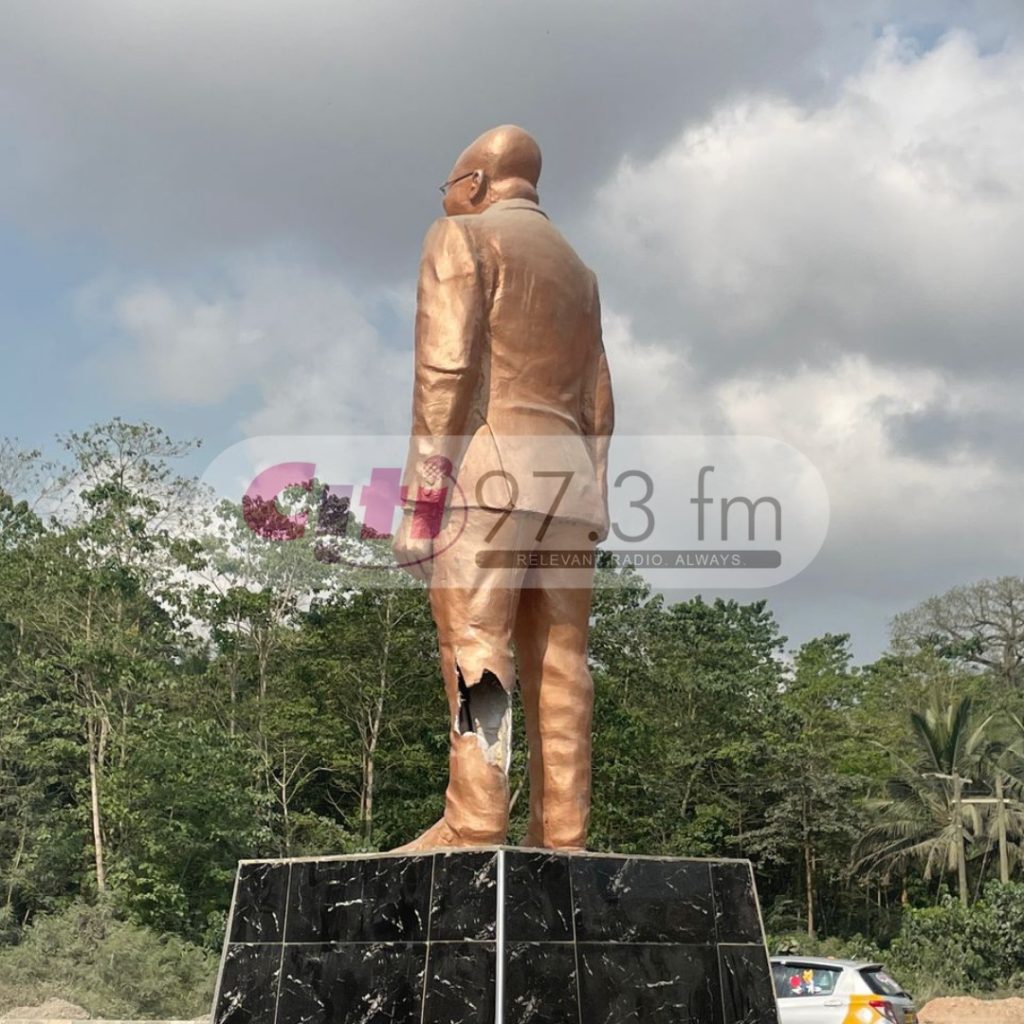 Redevelopment of Akufo-Addo statue site sparks debate in Sekondi