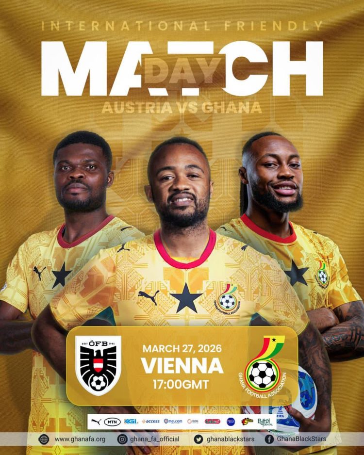 Ghana take on Austria in an international friendly match today